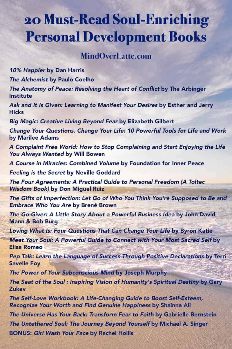 Top 20 Must-Read Soul-Enriching Personal Development Books | Mind Over ...