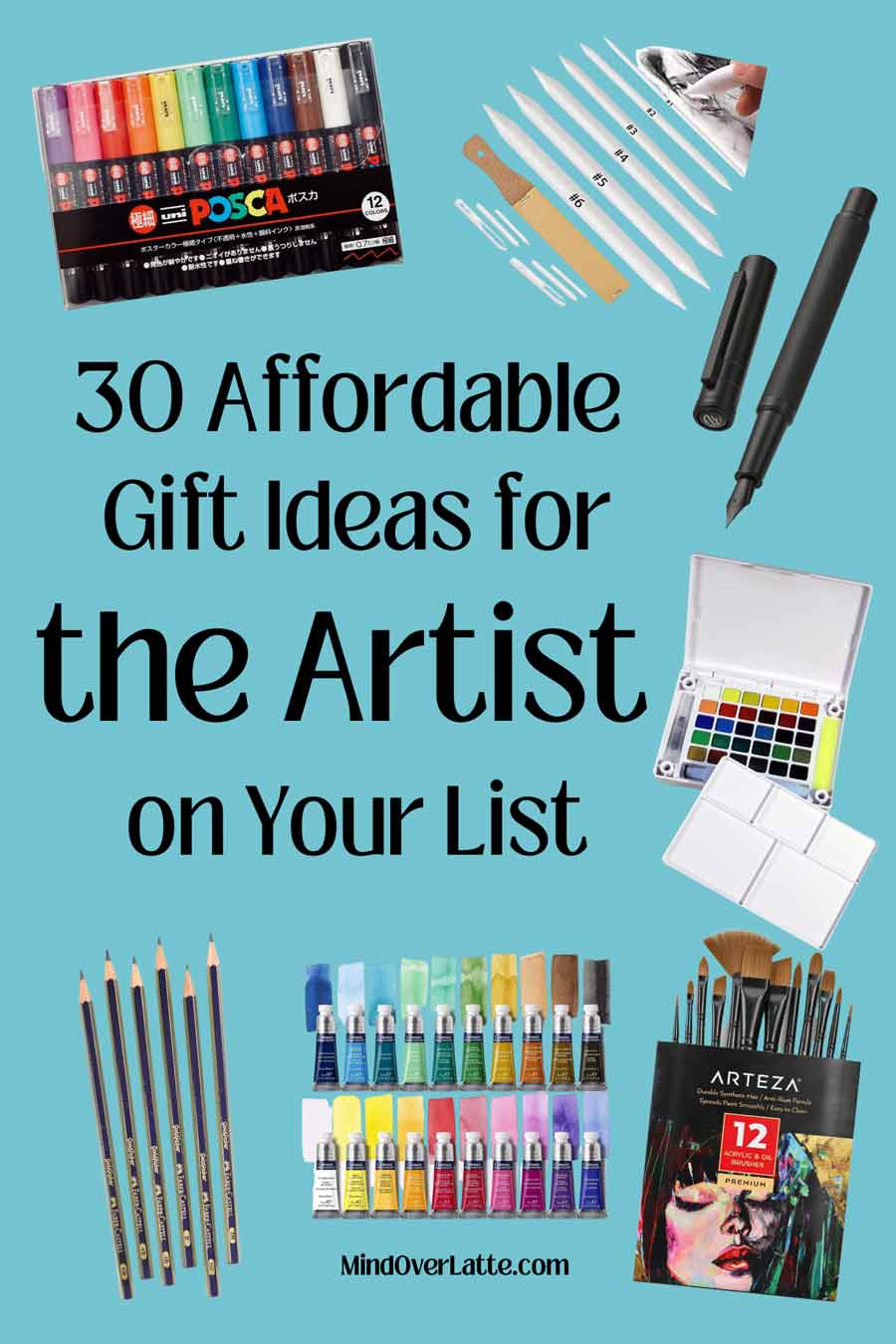 30 Affordable Gift Ideas for the Artist on Your List | Mind Over Latte